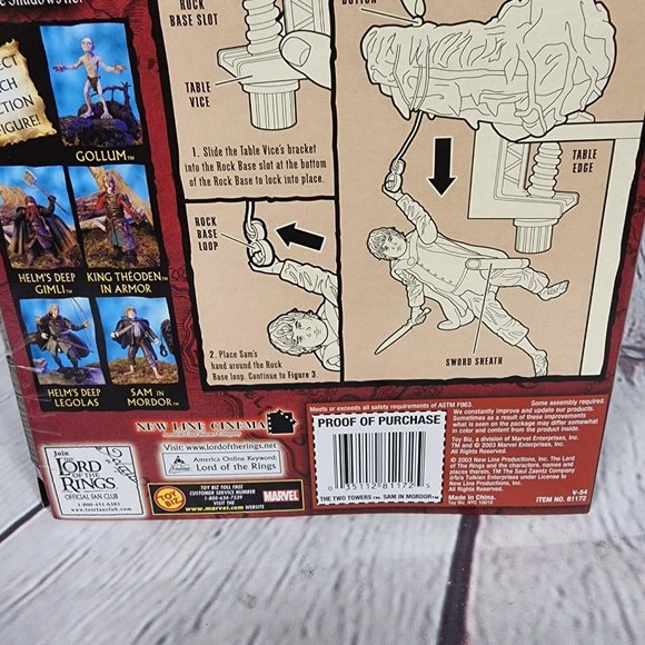 Toybiz | Toys | 202 Toybiz Lord Of The Rings Sam In Mordor With Rope ...